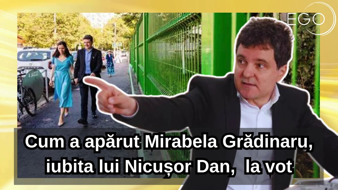 Cum și-a făcut apariția iubita lui Nicușor Dan, Mirabela Grădinaru, la ...