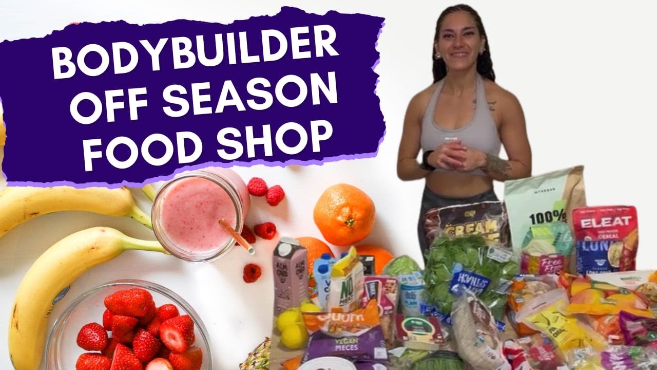 THE CARBS ARE BACK! //BODYBUILDER OFF SEASON FOOD SHOP//NATURAL FEMALE ...
