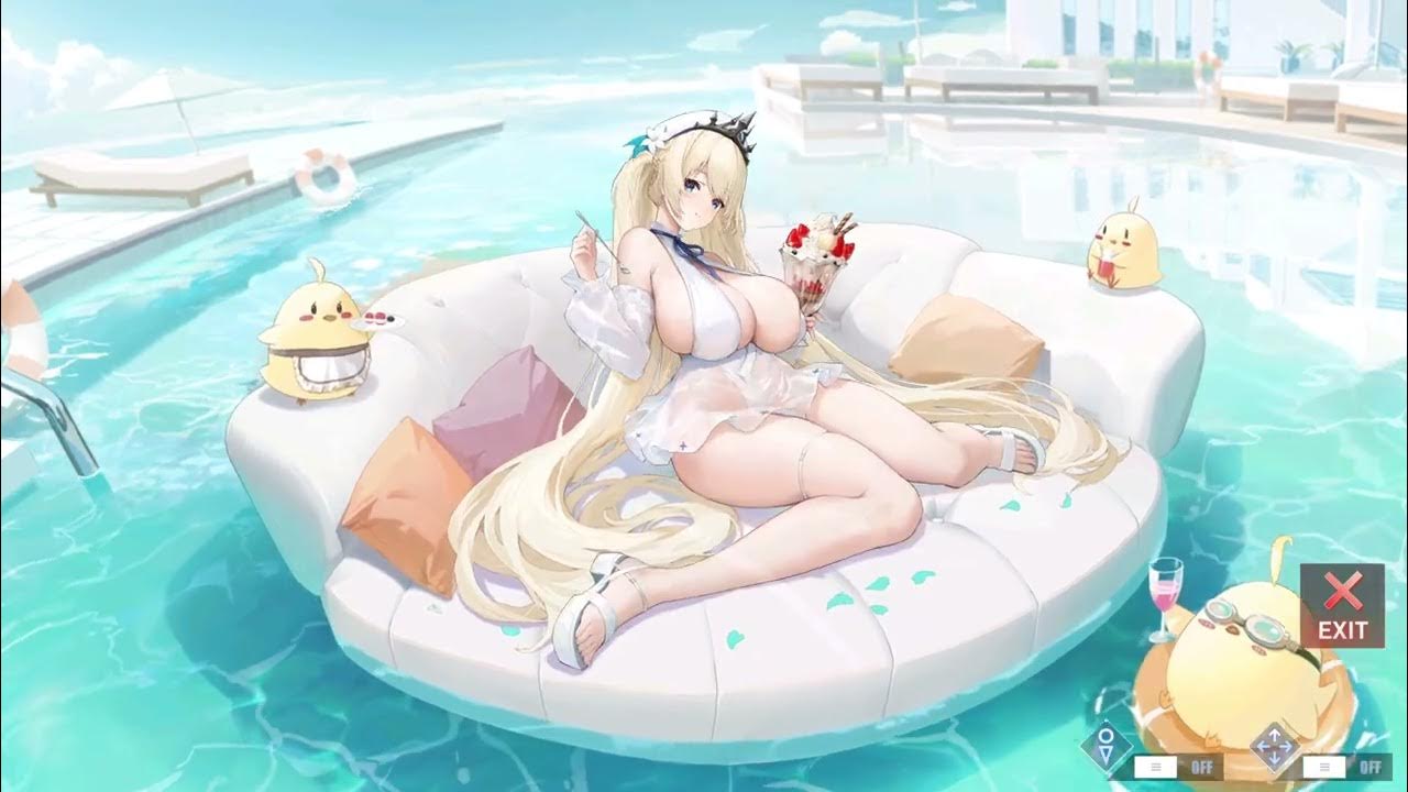 Azur Lane: USS Pittsburgh L2D Skin Unique Touch (One Summer Night's Intimacy) 2 - YouTube