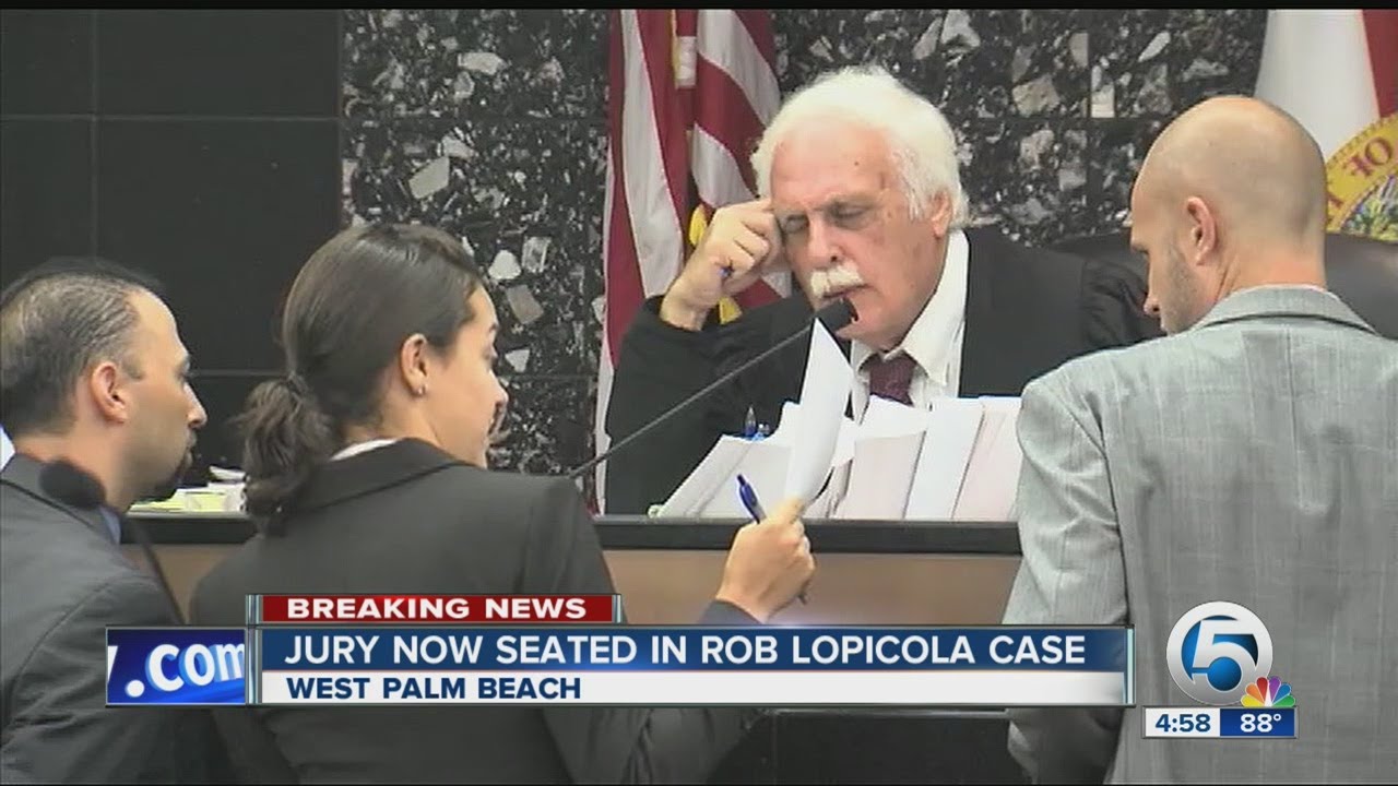 Jury now seated in Rob Lopicola case - YouTube
