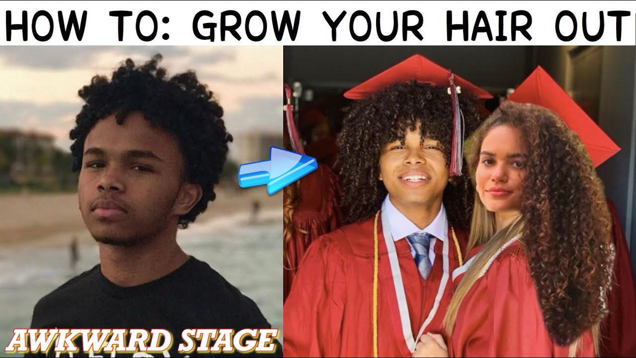 How To Grow Your Hair Out & Get Past The Awkward Stage - YouTube