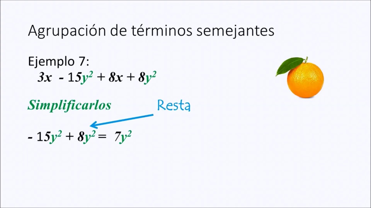 Agrupación de términos semejantes - YouTube