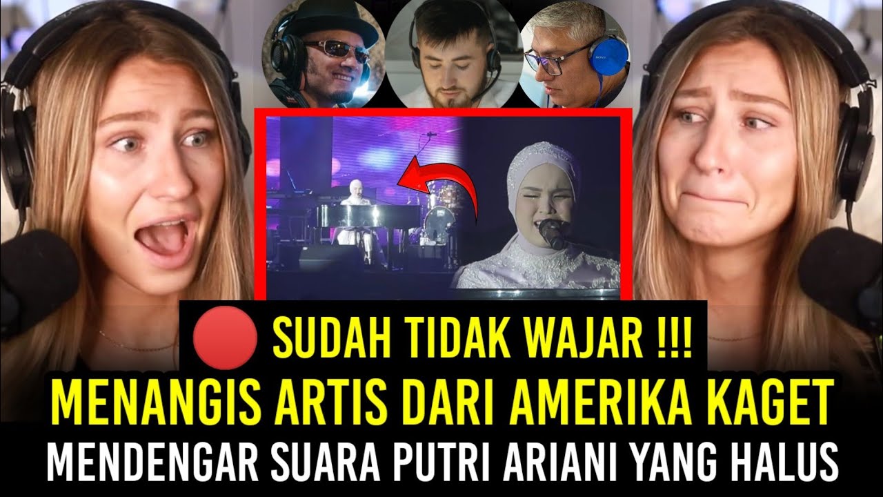 ARTIS BESAR AMERIAKA KAGET DENGAN SUARA HALUS PUTRI ARIANI REACTION ...