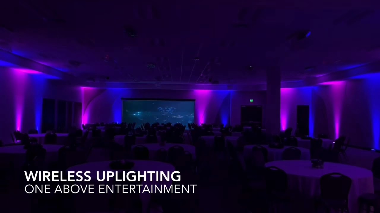 Wireless Uplighting Demo - YouTube