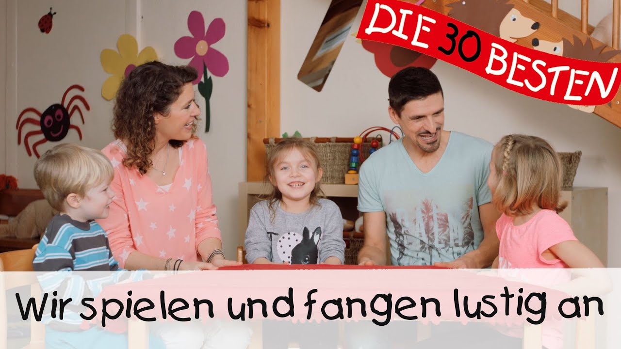 🌺 Wir spielen und fangen lustig an - Singen, Tanzen und Bewegen ...