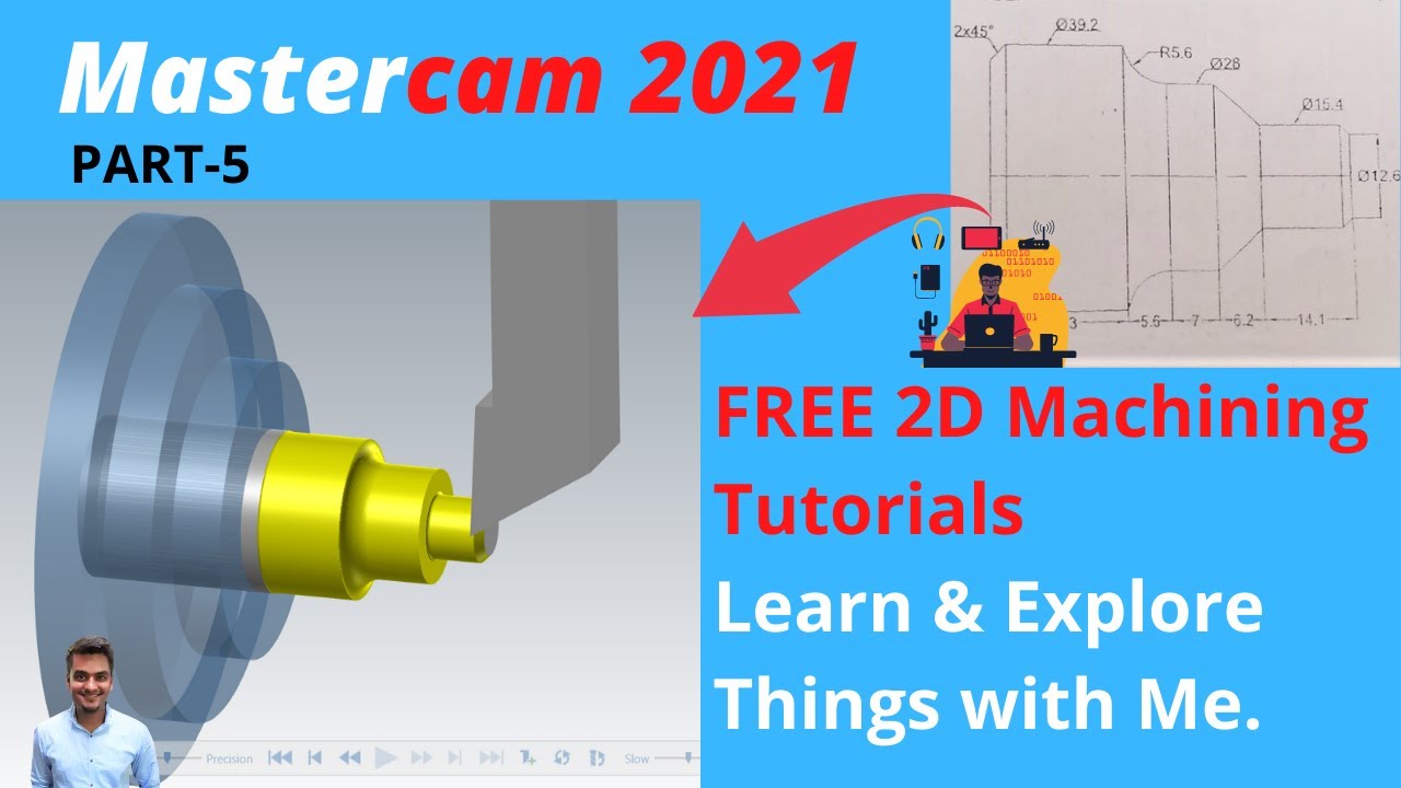 Master-CAM Tutorials : 2D Machining Tutorials : Free Tutorials for ...