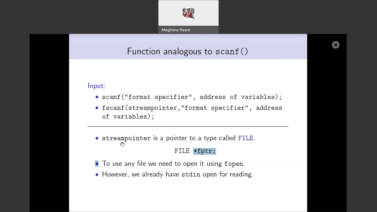 Cs1100 Introduction To Programming Lec 33 File Handling In C Youtube