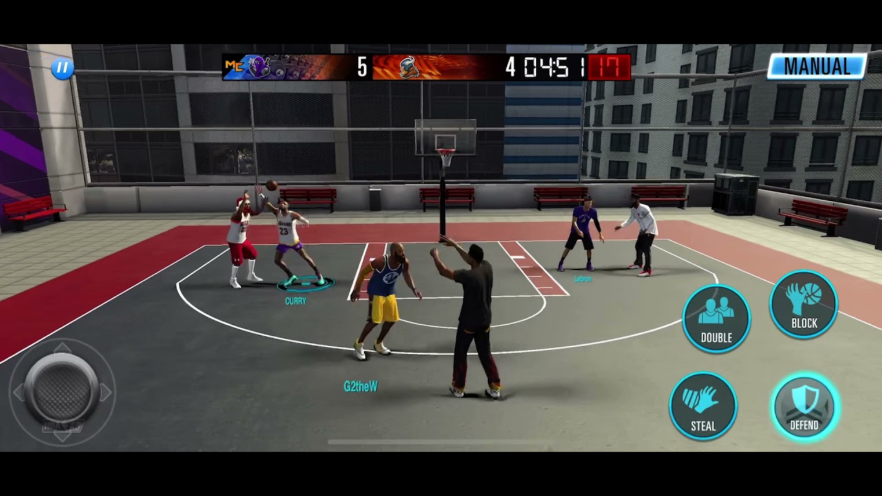 Playing NBA 2K game play Crews. - YouTube