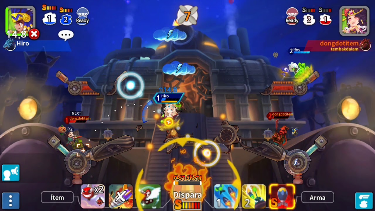 Gunbound M Dragon vs Dragon - YouTube