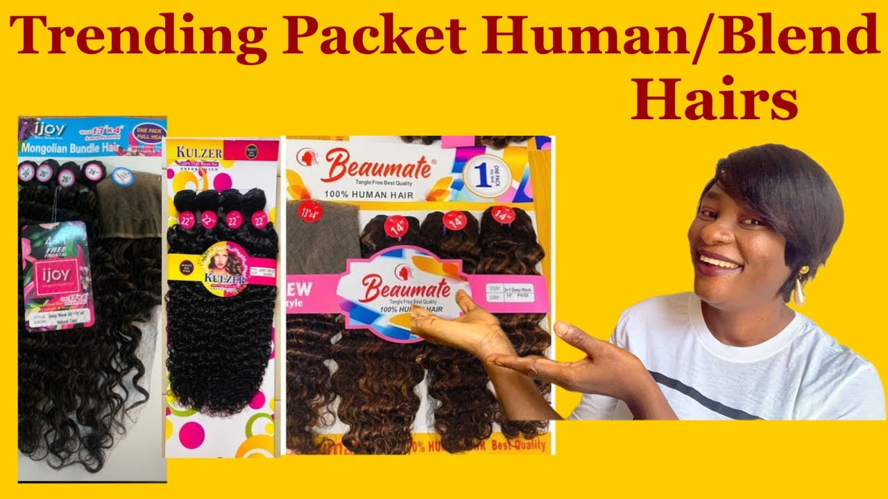 Trending Packet Human/Blend Hairs To Check Out| - YouTube
