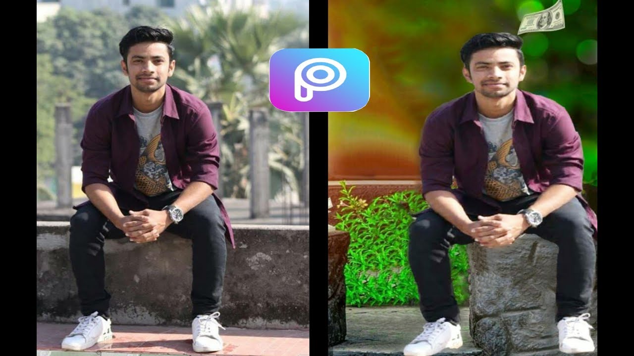 picsart Background Change | Picsart Editing Tutorial Step By Step - YouTube