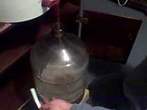 How to Make Mead - part7: Transferring to glass carboy - YouTube