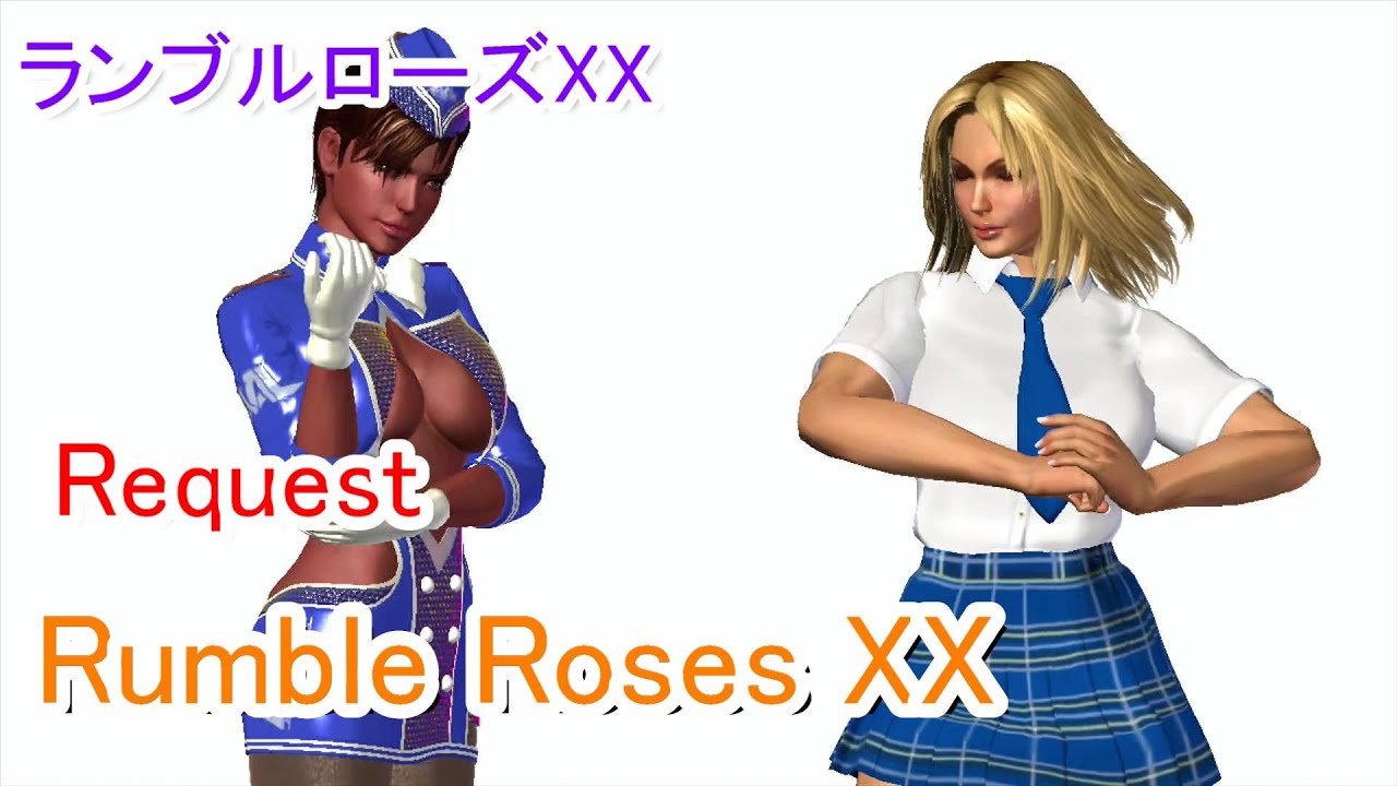 Rumble Roses XX Request 【Single Match - SS Anesthesia (1P) VS Dixie ...