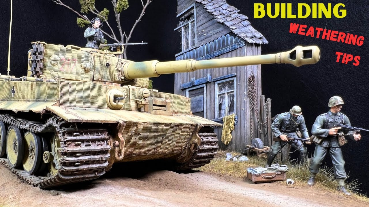Tiger 1 Takom mid production tank DIORAMA 1/35 EASTERN FRONT WW2 model ...