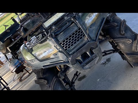 I put outlaw 3s on my 2021 Honda rancher 420!! - YouTube