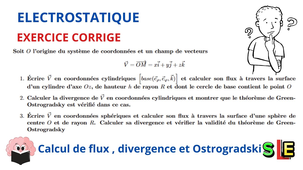 Exercice corrigé: Calcul du flux d'un champ de vecteurs en coordonnées ...