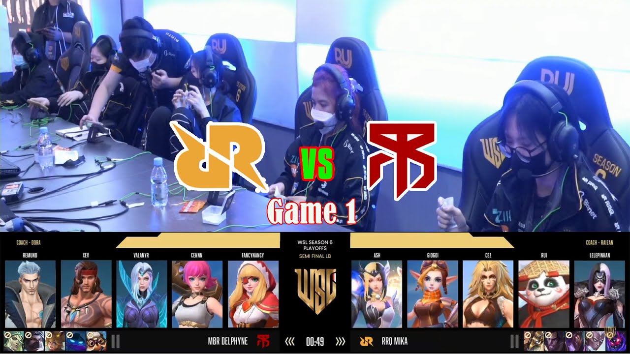 ASH LUNOX | RRQ MIKA VS MBR DELPHYNE GAME 1 WSL S6 PLAYOOFFS - YouTube