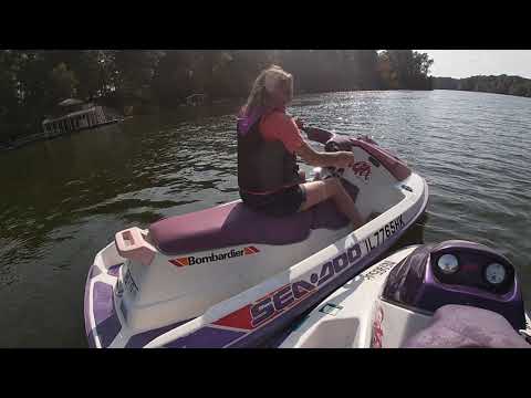 2000 seadoo GTS & 92 seadoo GTX - YouTube