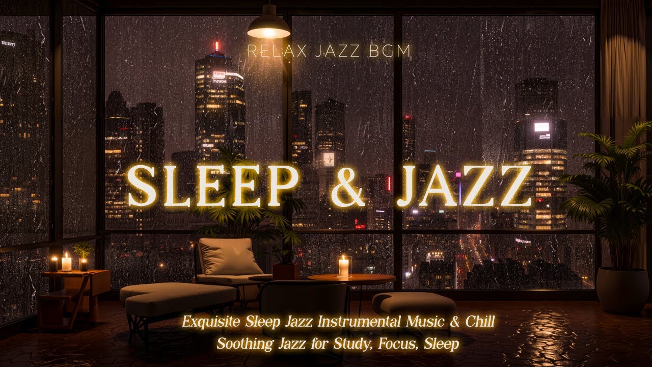 Sweet Late Night Jazz Songs to Heal the Soul | City Rain Sounds to ...