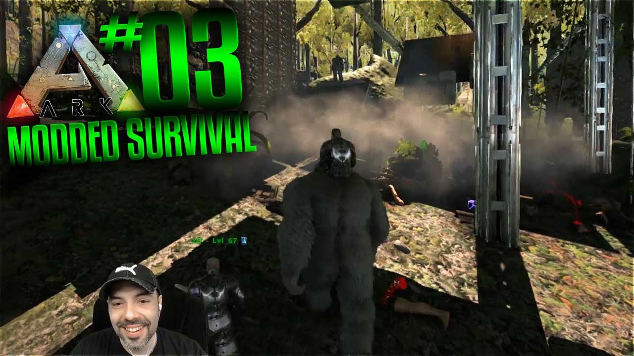 Ark Modded Survival Gameplay - S2 Ep 3 - ARK BUSH PEOPLE V4 BASES RAID ...