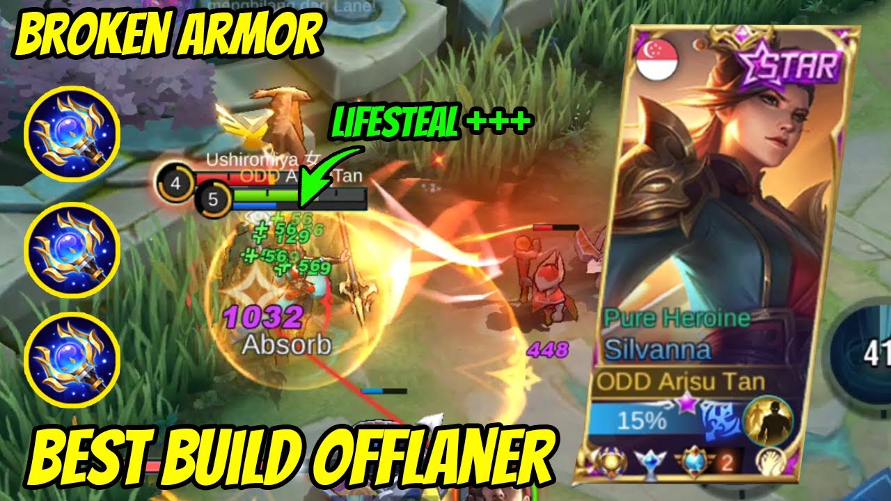 SILVANA OFFLANER COUNTER CC HERO? - Silvanna Best Build 2023 ~ MLBB ...