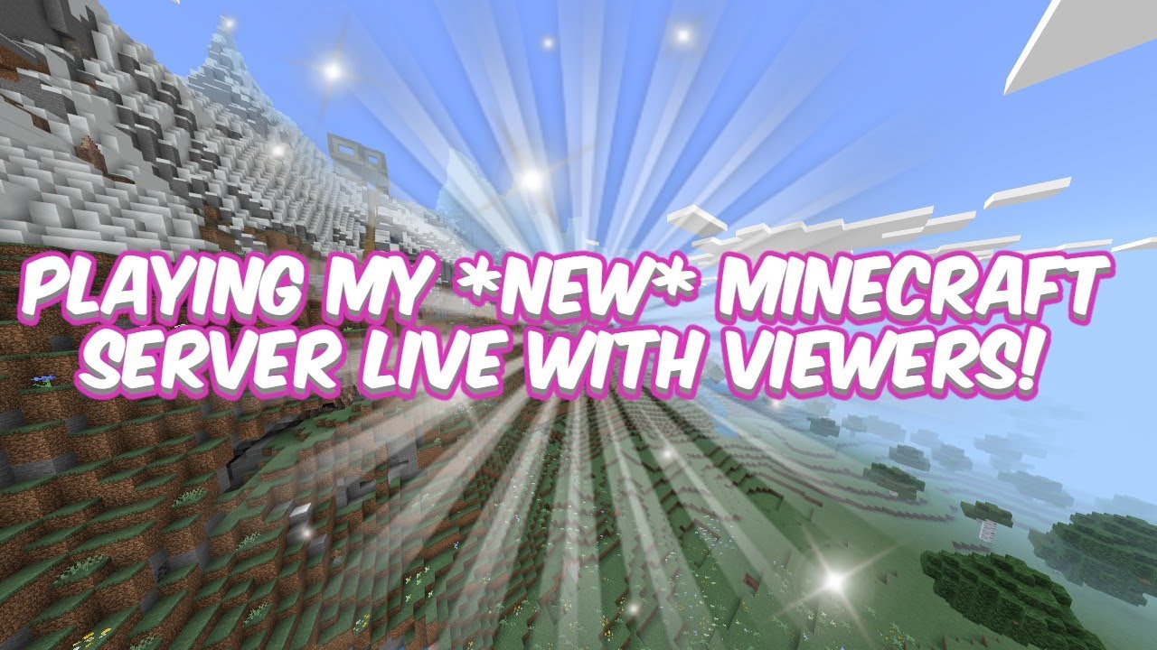 🔴Live - *NEW* Minecraft Server With Viewers! |Part 2 #minecraft #live #trending - YouTube