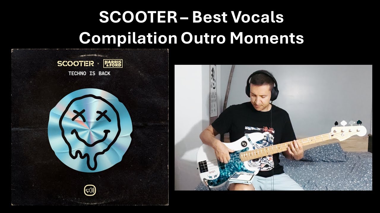 SCOOTER MEGA MIX - BEST OUTRO MOMENTS - Bass Cover - YouTube Music