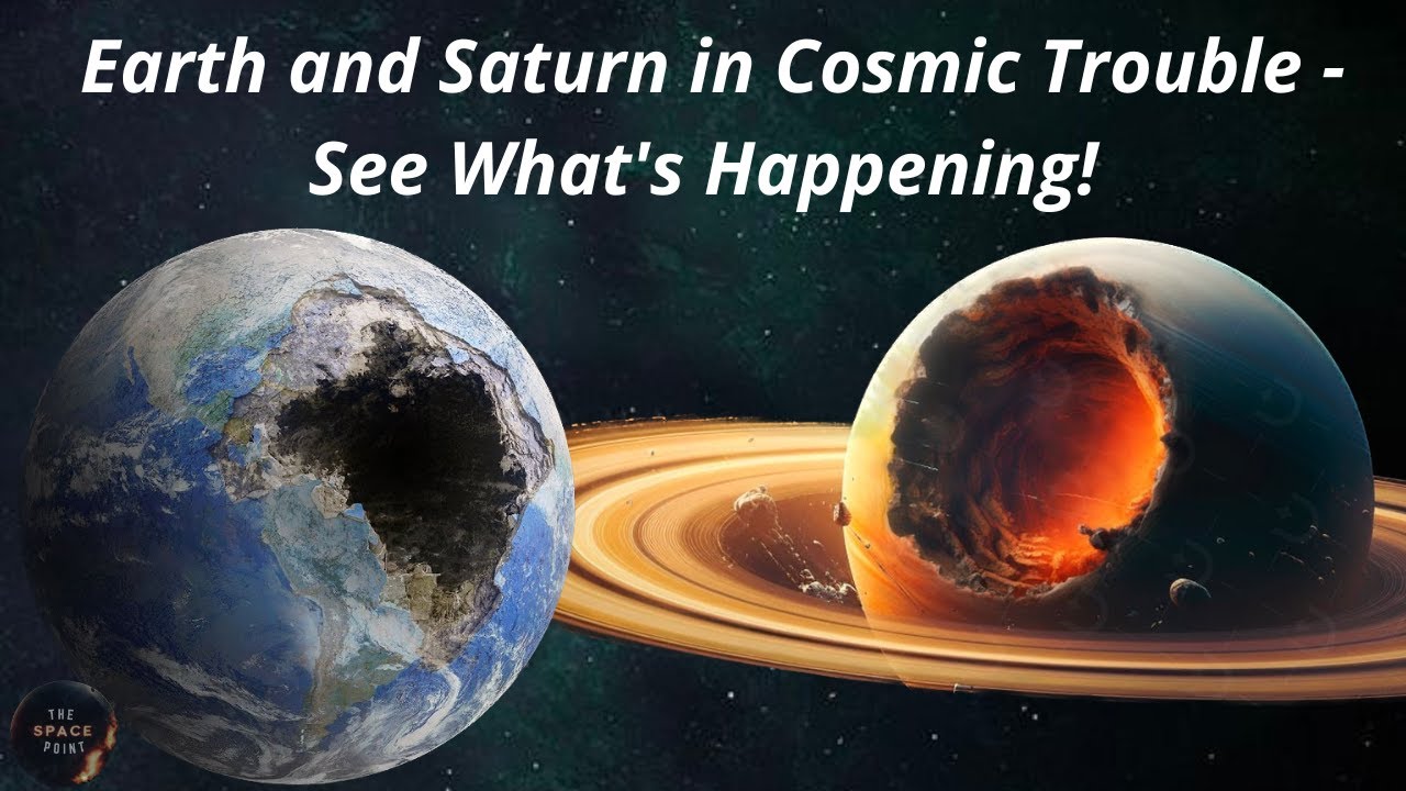 🌍🪐 Cosmic Crisis Unveiled: Earth and Saturn's Desperate Battle for ...