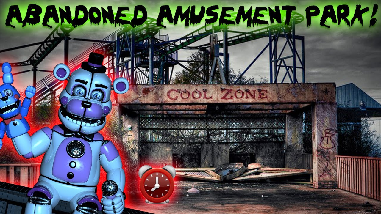 GIANT SLIDES // 24 HOUR CHALLENGE IN AN ABANDONED WATER PARK part 1 ...