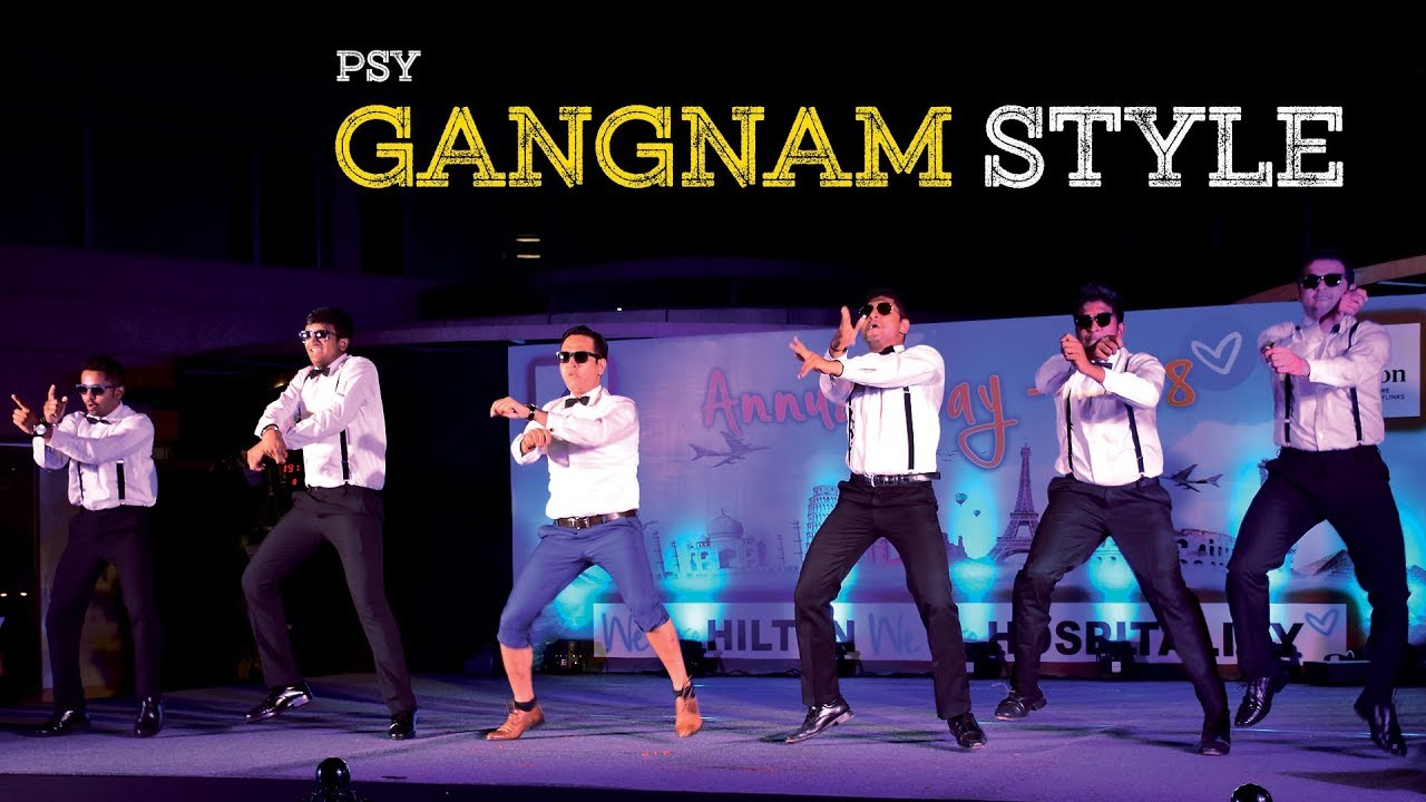 PSY - Gangnam Style Dance Performance | Hilton Hotel Bangalore | Annual ...