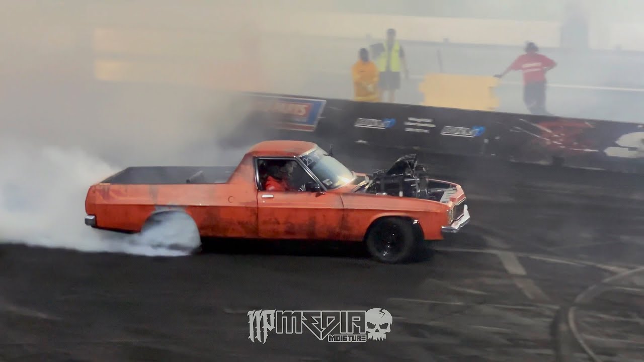 PUNTER Blown Sandman ute burnouts WCN west coast nats perth motor plex ...