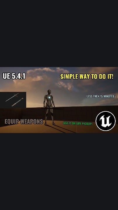 How To Equip Weapons Attach Component To Component in Unreal Engine 5 (Blueprints) - YouTube