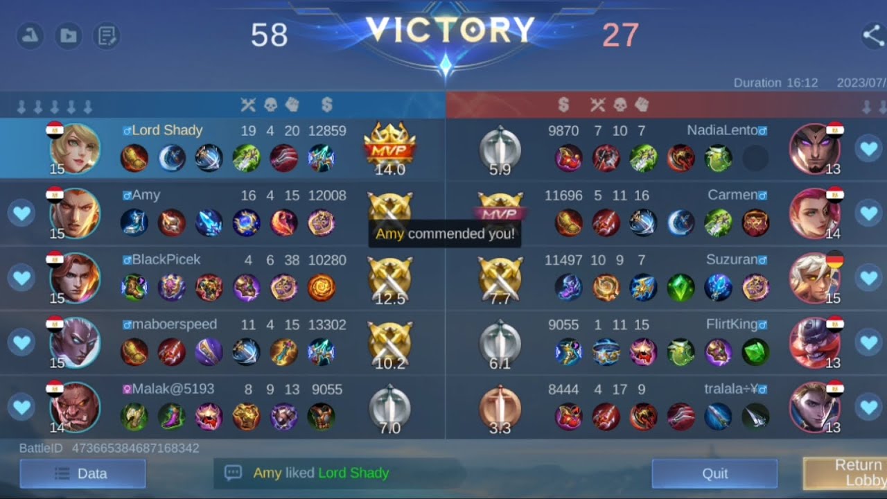 Greatest Match ever with MVP 🦸‍♀️ Mobile Legends - YouTube