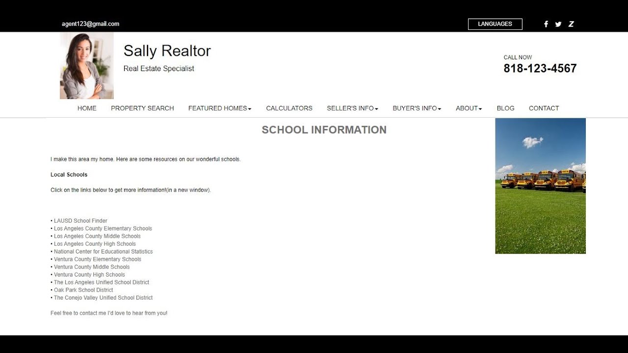 How to Edit the School Information Page - YouTube