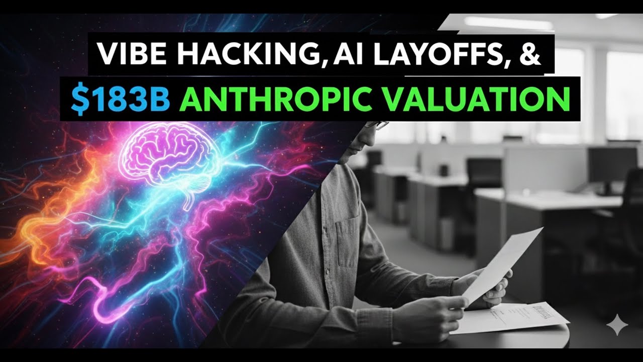Vibe Hacking, AI Layoffs, and $183B Anthropic Valuation - YouTube