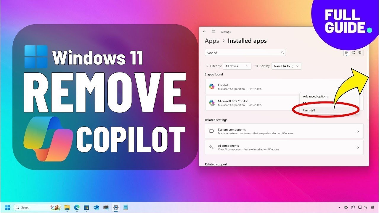 [Fixed] Remove Copilot From Windows 11 How to Turn Off Copilot AI and Disable Copilot - YouTube