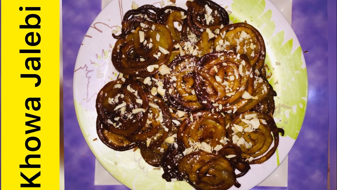 Khowa Jalebi / Mawa Jalebi / Quick Easy & Tasty Recipe / URDU - YouTube