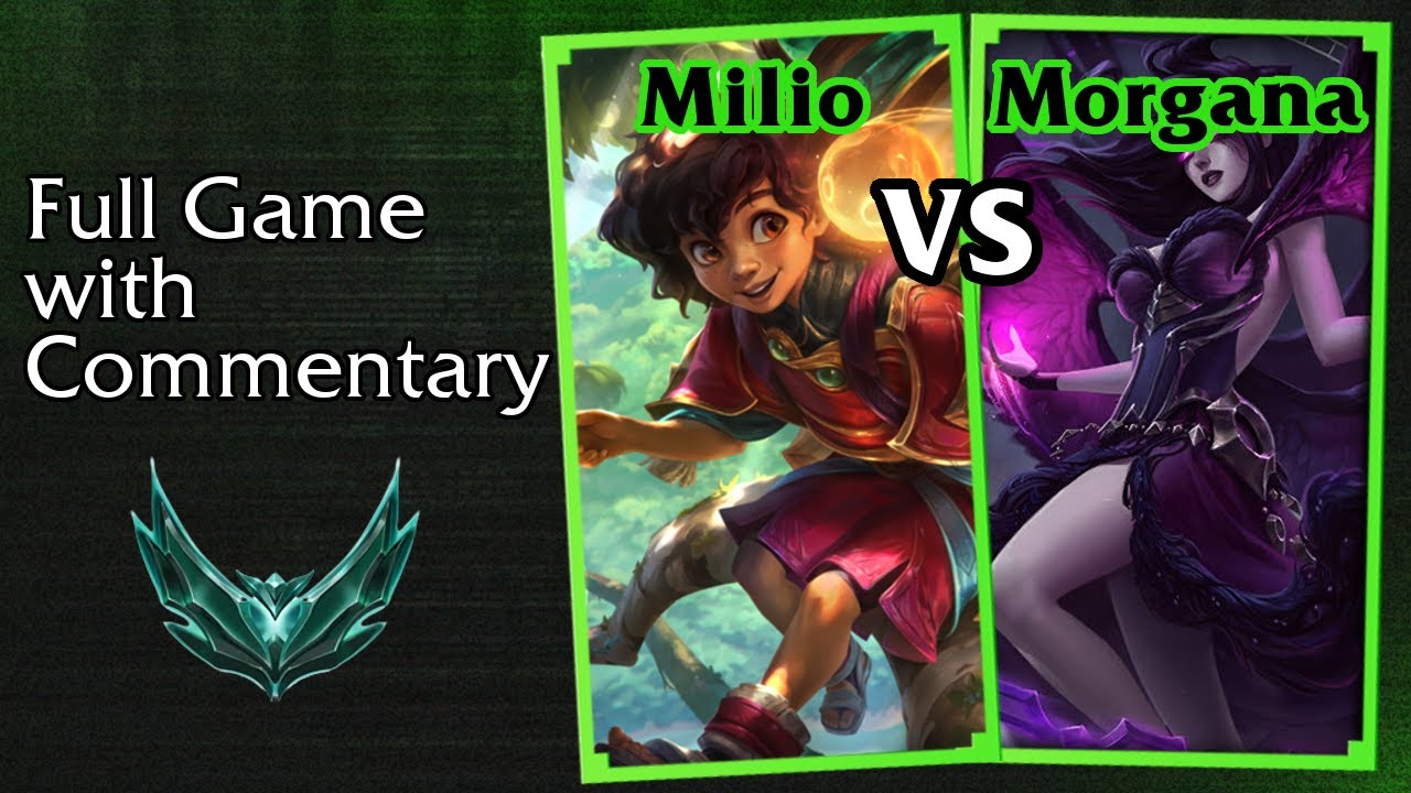 Plat 3 Milio Support (Milio/Kog'Maw vs Morgana/Twitch) - YouTube