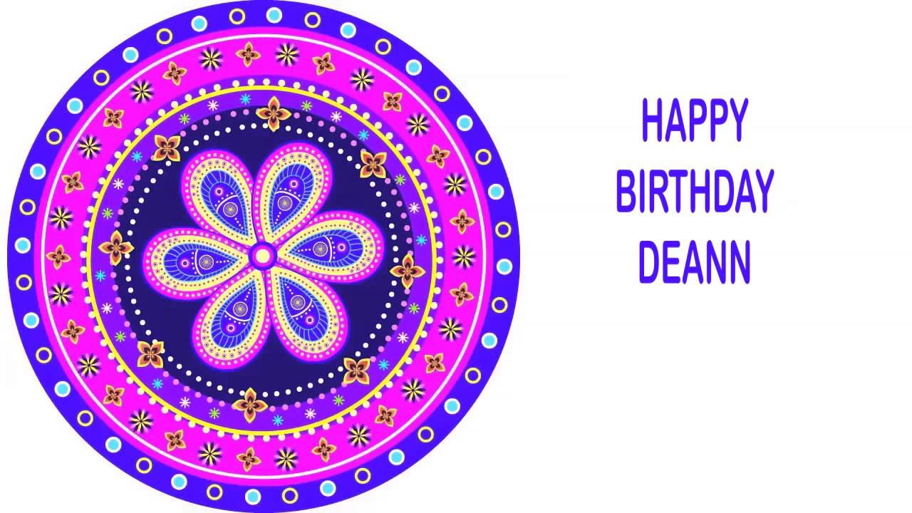 DeAnn Indian Designs - Happy Birthday - YouTube