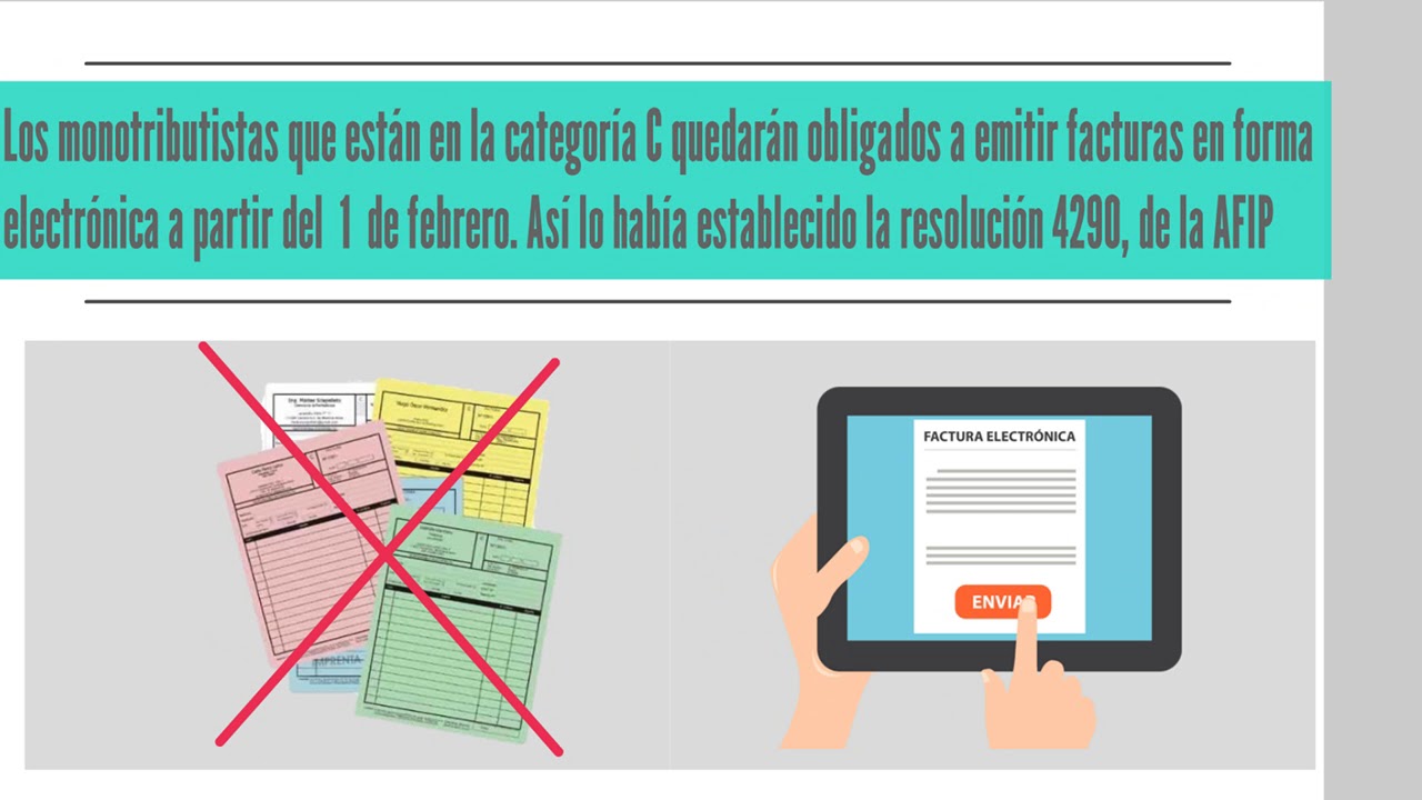 monotributo factura electronica categoria c - YouTube