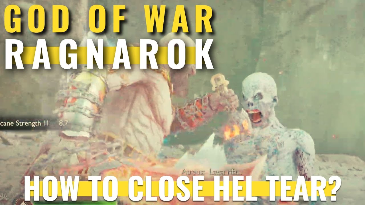 God of War Ragnarok - The Gleaming Bale - How to close Hel Tear? - YouTube