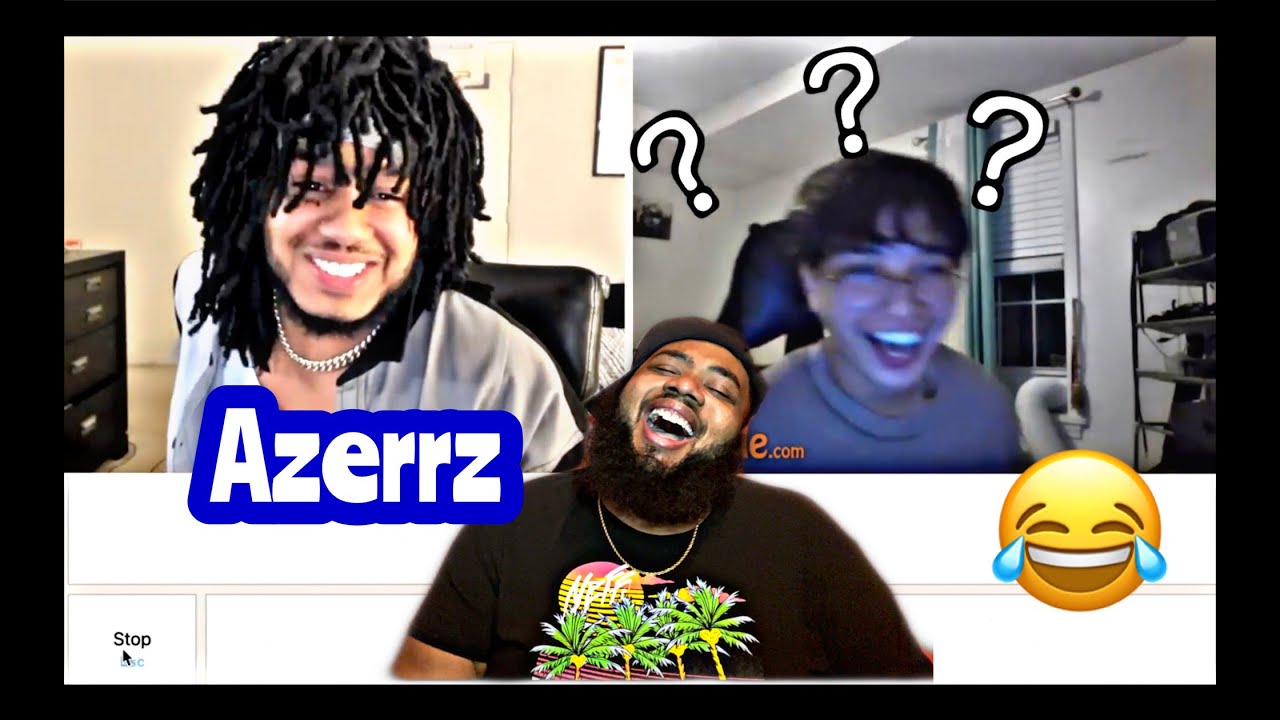 AZERRZ - OMEGLE but my VOICE Doesn't Match MY FACE #3 | REACTION - YouTube