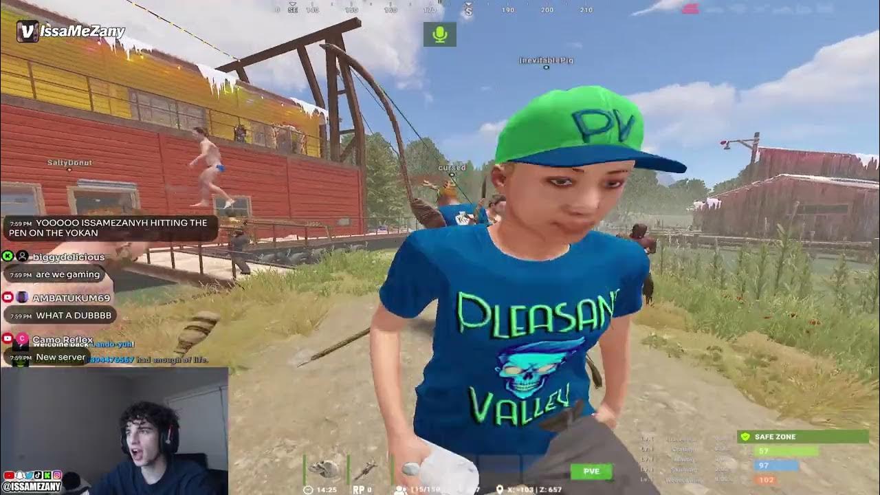 getting banned on a rust roleplay server - YouTube