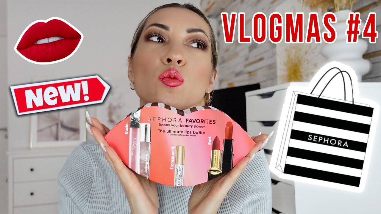 ΤΑ ΝΕΑ ΜΟΥ ΚΡΑΓΙΟΝ 💄 SEPHORA FAVORITES 💄 THE ULTIMATE LIPS BATTLE 🎄 ...