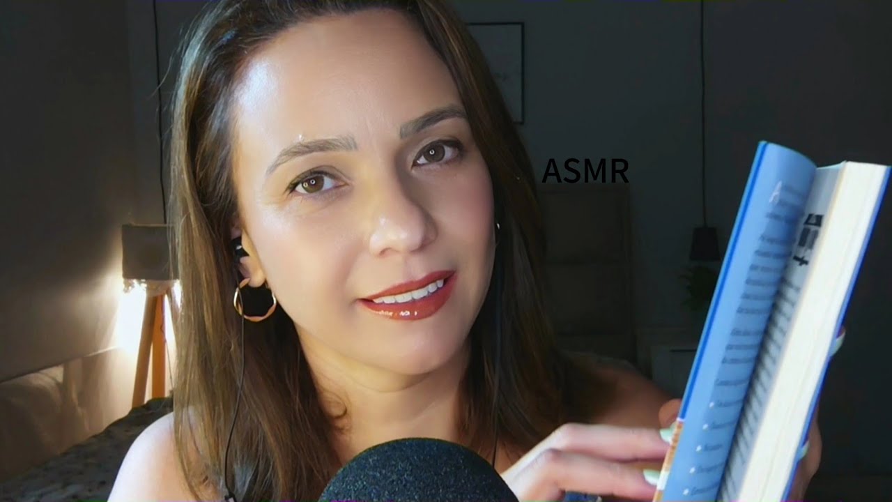 ASMR: Lendo até você dormir ( voz suave e sussurros) #asmr - YouTube