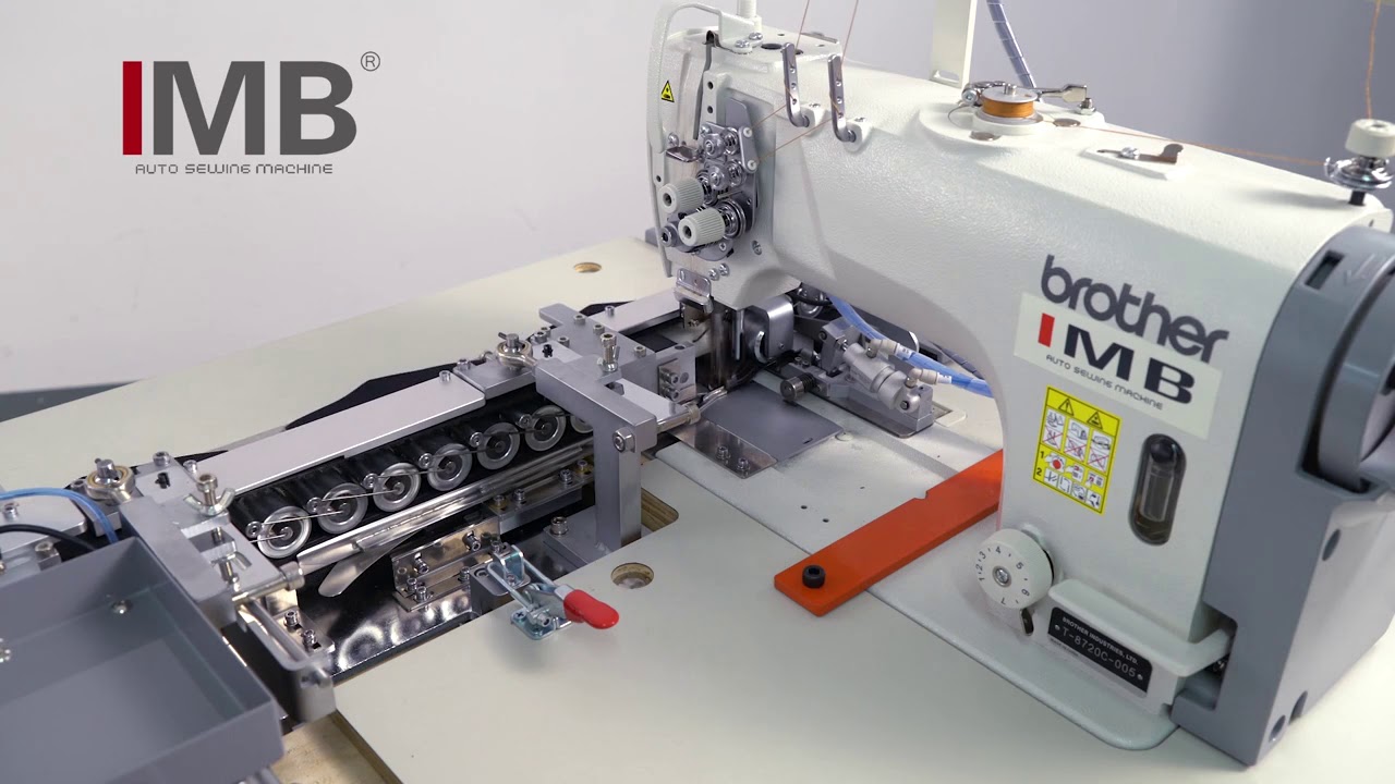 Auto Pocket Hemming Machine Lockstitch Brother - YouTube