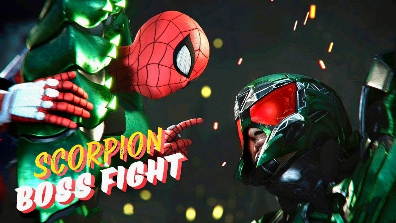 SCORPION BOSS FIGHT | Spider-Man Remastered - YouTube