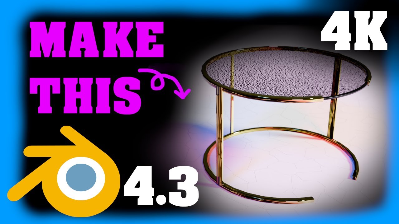 (#16) Blender Tutorial: How to make a Table. Cycles - YouTube