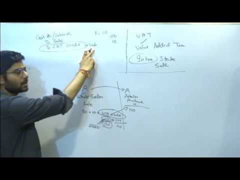 CST AND VAT JOURNAL ENTRIES CLASS 11 , BCOM - YouTube
