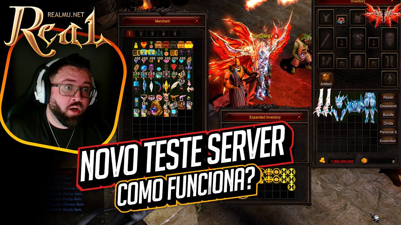 👑 RealMU - Novo Teste Server • Como testar o Rework do Dark Lord | Mu ...
